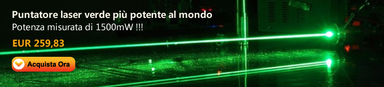 Vendita laser online - comprare puntatore laser potente